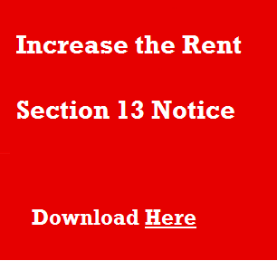 Rent Increases & the Section 13 Notice